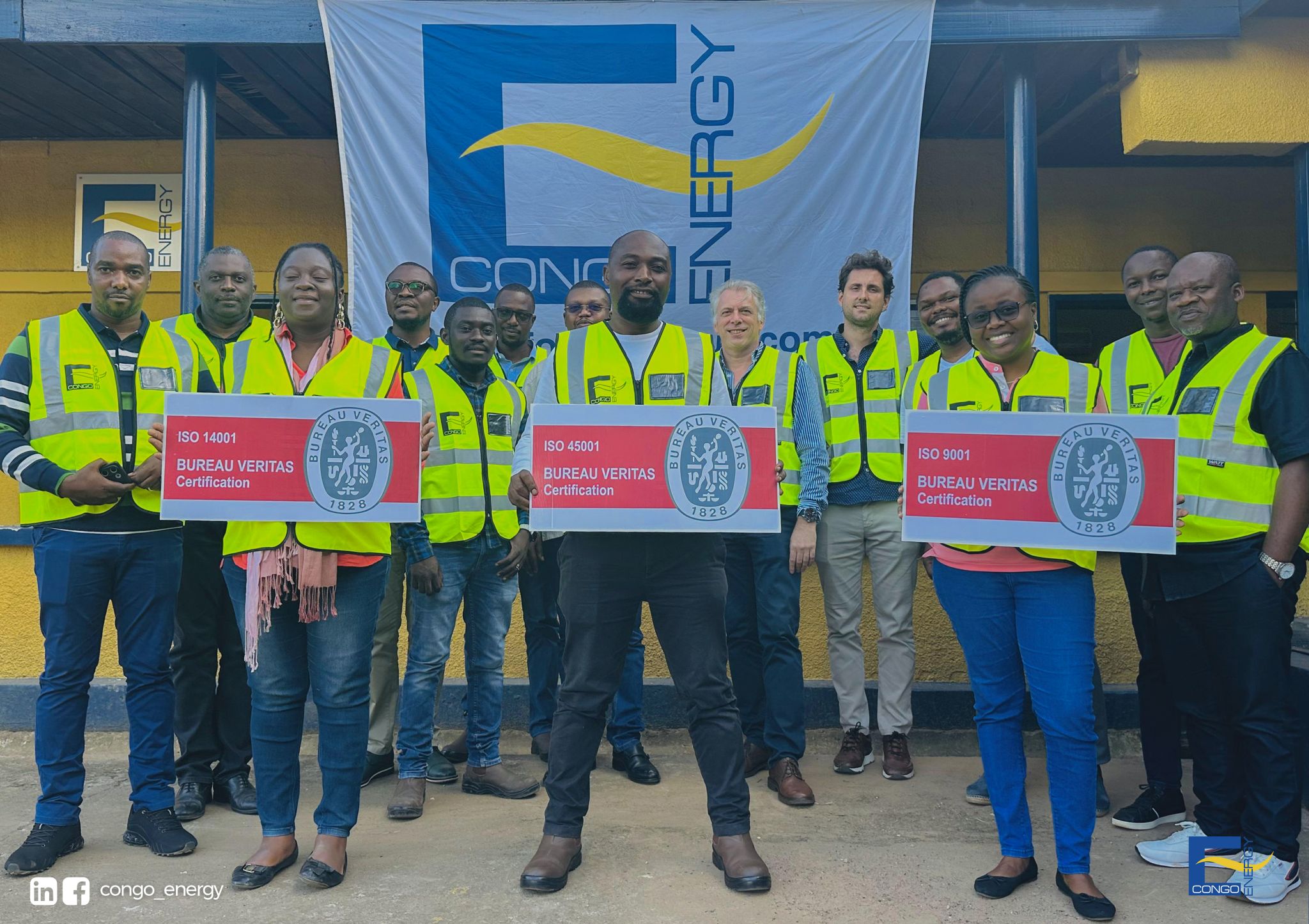 Congo Energy achieves ISO 14001 and ISO 45001 Certifications