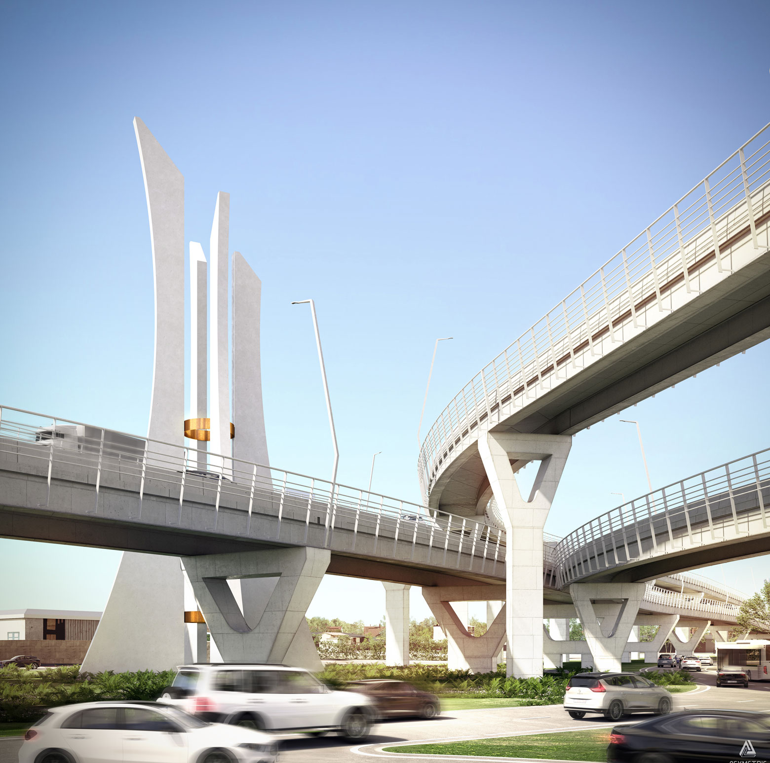 Major project in Kolwezi: the first double road interchange in DRC