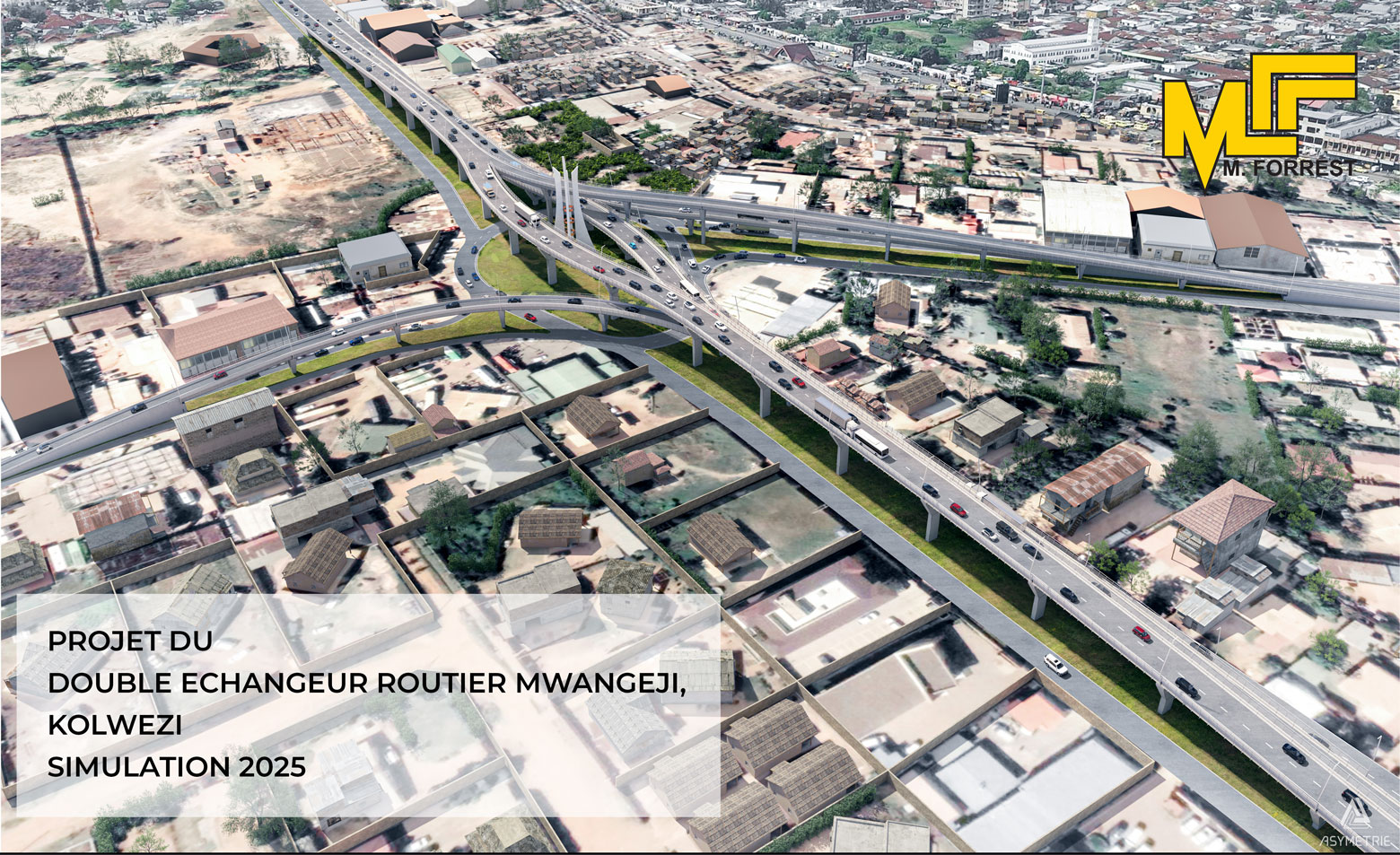 Un projet majeur pour Kolwezi : le premier double échangeur